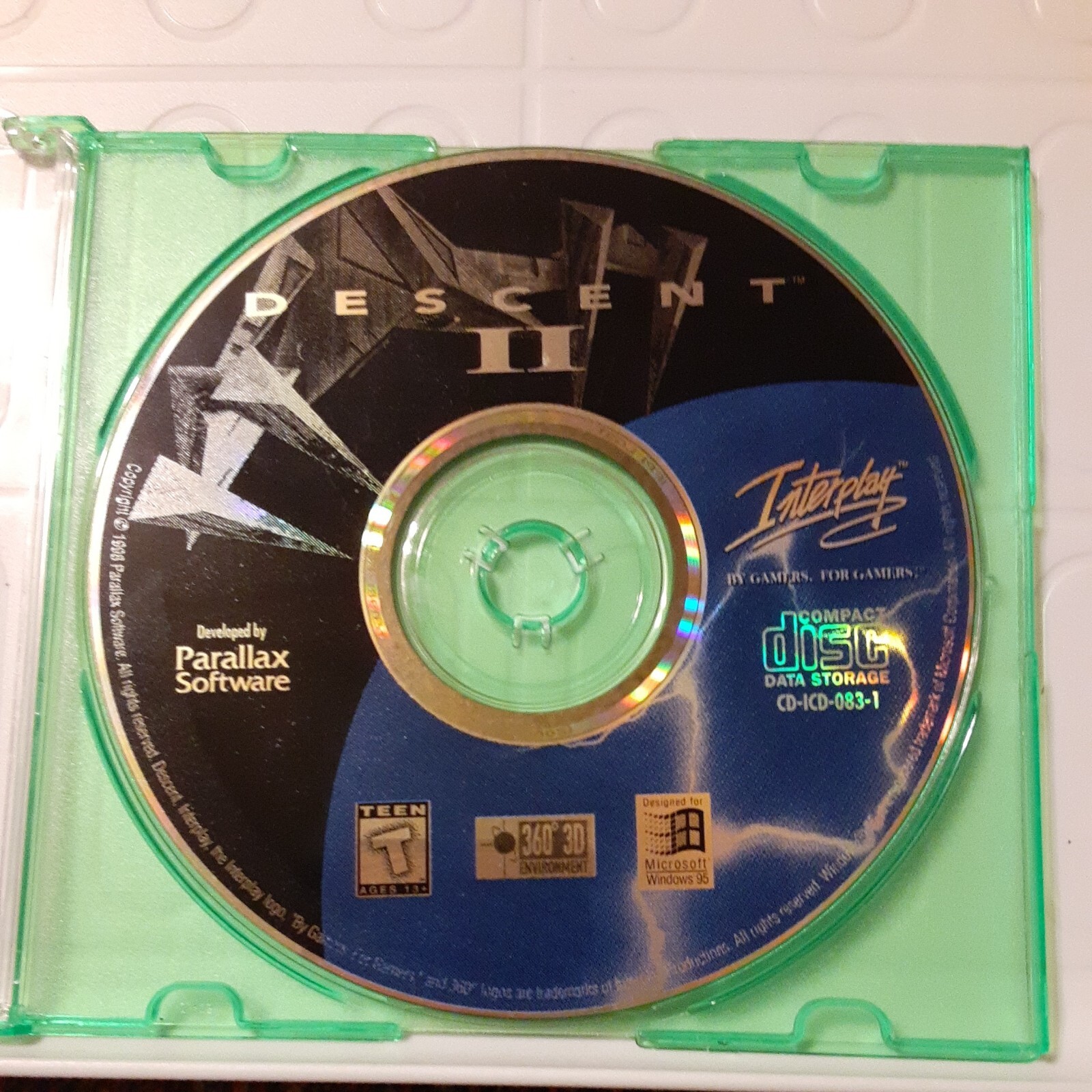 Descent 2 (PC, 1996) DISC ONLY Vintage Computer Game WINDOWS 95 | eBay