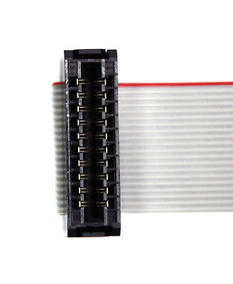 10pc IDC Cable type Card Edge Slot Socket Connector 10x2P 10x2 20P 2 ...