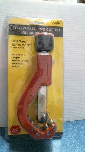 Apollo Screw-Feed Pipe Cutter Quick Release (PROTC2) FS | eBay
