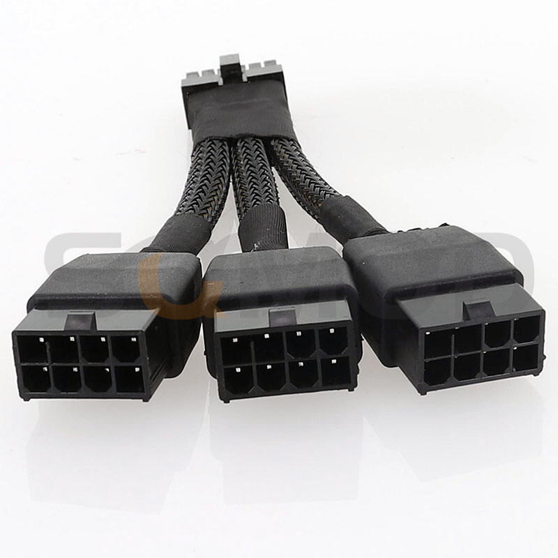 Modular Cable PCI-e 3*8-Pin to Mini 12-Pin 12VHPWR For Nvidia 3080 3090 ...