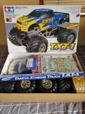 TAMIYA TXT-1 No. 58280 1/10 Scale RC 4x4 Customized Monster Pickup ...