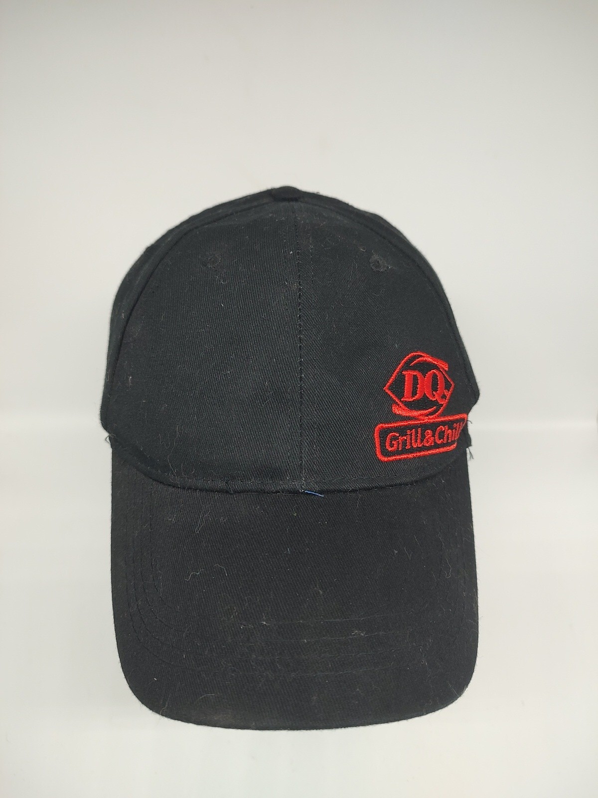 DQ Dairy Queen Hat Baseball Ball Cap ADJUSTABLE Black Embroidered Logo ...