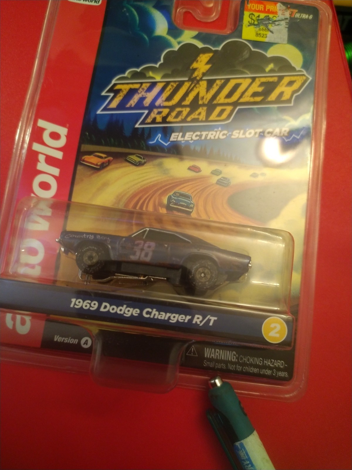 Thunderjet 1969 Dodge Charger Dark Blue Thunder Road HO Scale Slot Auto ...