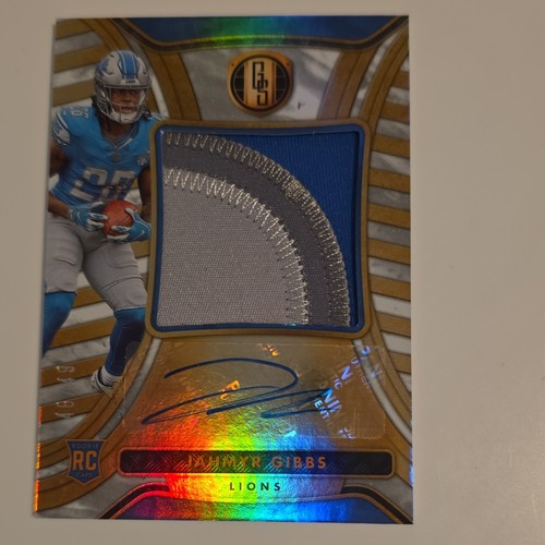 2023 Panini Gold Standard Jahmyr Gibbs Lions Rookie Jersey Autograph ...