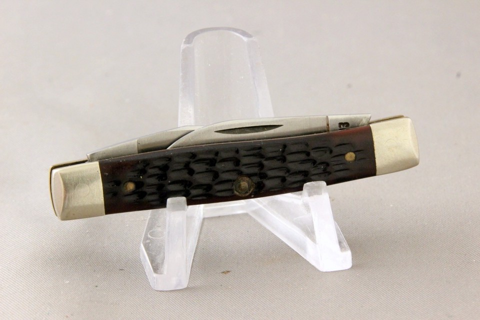 CASE 62033 Pen Knife, Perfect Delrin Handles, 5 Dots, 1985, Knife Has ...