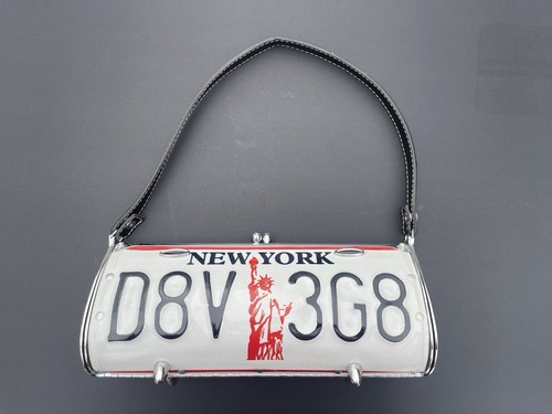 Littlearth Handbag Purse New York Metal License Plate | eBay