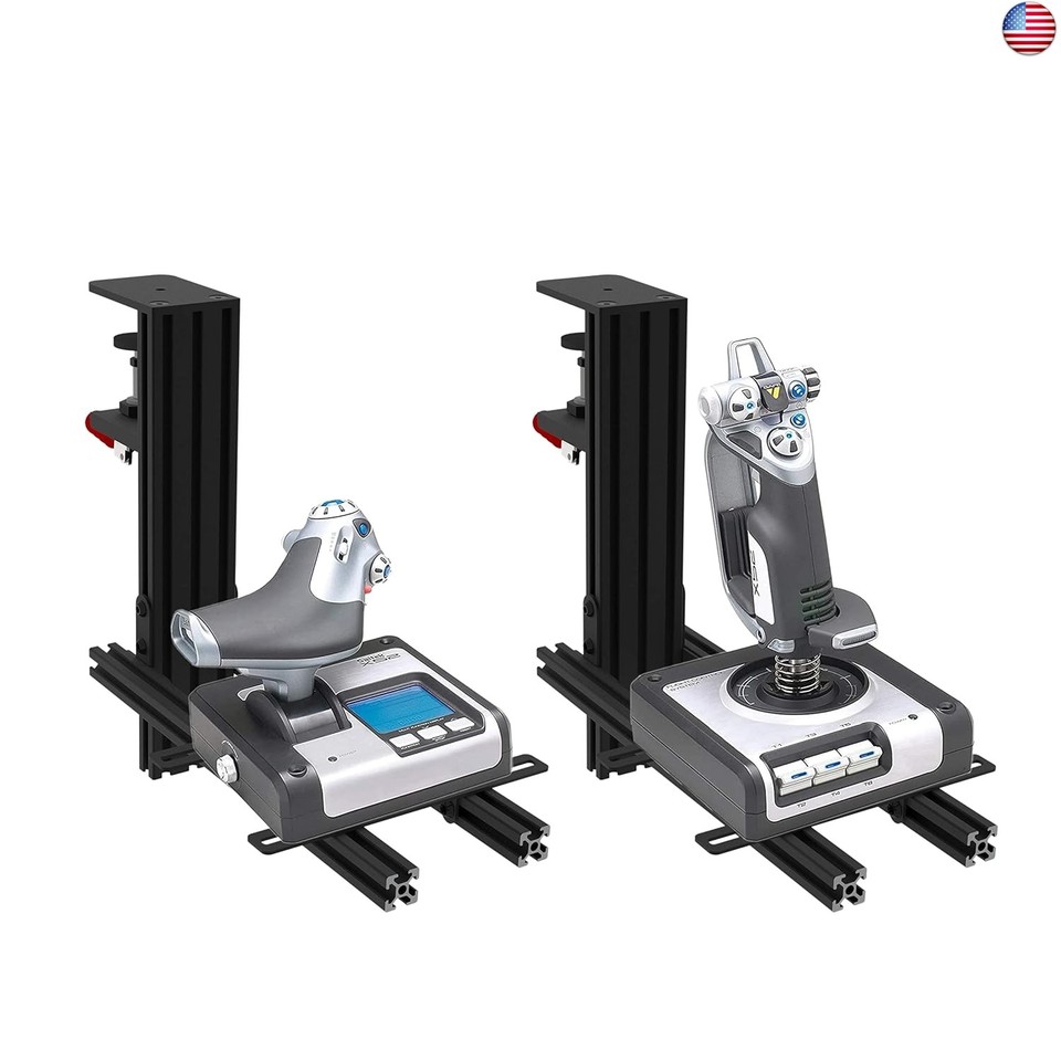 Hikig 2 Set Desk Mount for Flight Sim Game Joystick, Throttle and HOTAS ...