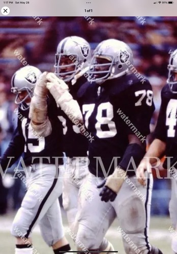 Vintage MacGregor Football Helmet Oakland Raiders Art Shell Gene Upshaw ...