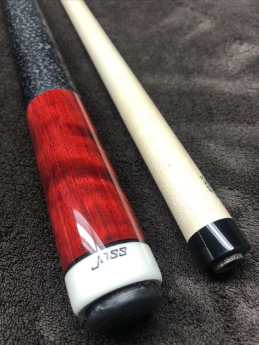 Joss Red Stained Incredibly Figured Wood Pool Cue Stick | eBay
