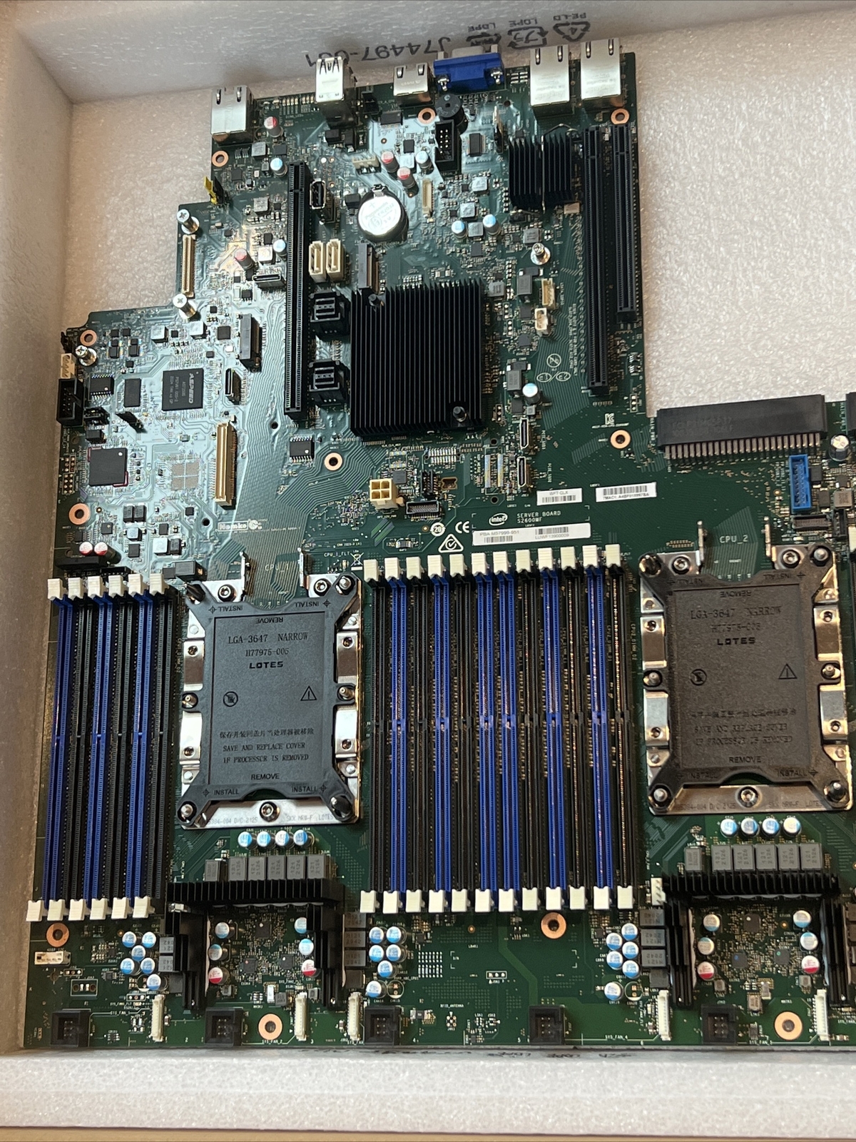 Intel R2312WF0NPR Server System Motherboard S2600WF READ for sale online | eBay