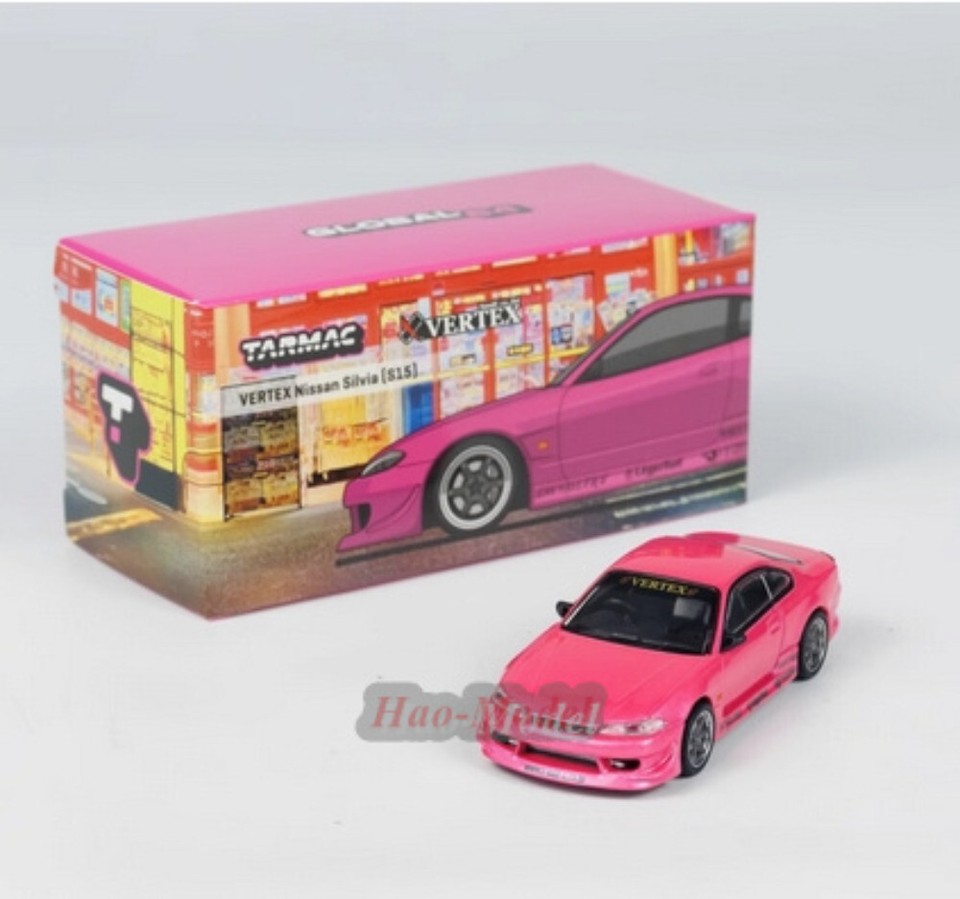 Tarmac Works 1:64 Nissan Silvia S15 VERTEX Car Alloy Model Car Diecast ...