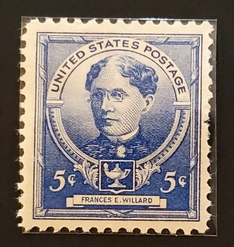 US 1940 5¢ Stamp Famous Americans #872 FRANCES E. WILLARD Educator | eBay