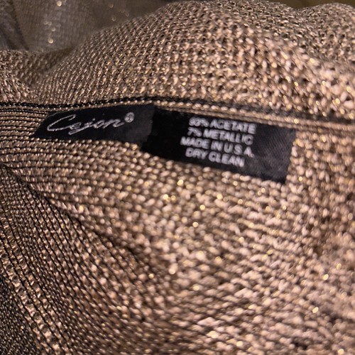 Cejon Gold Metalic Scarf/ Wrap or Shawl Beautiful Condition | eBay