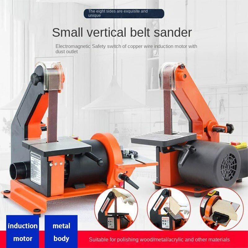 Sand Disc Machine Abrasive Belt Machine Small Woodworking Desktop ...