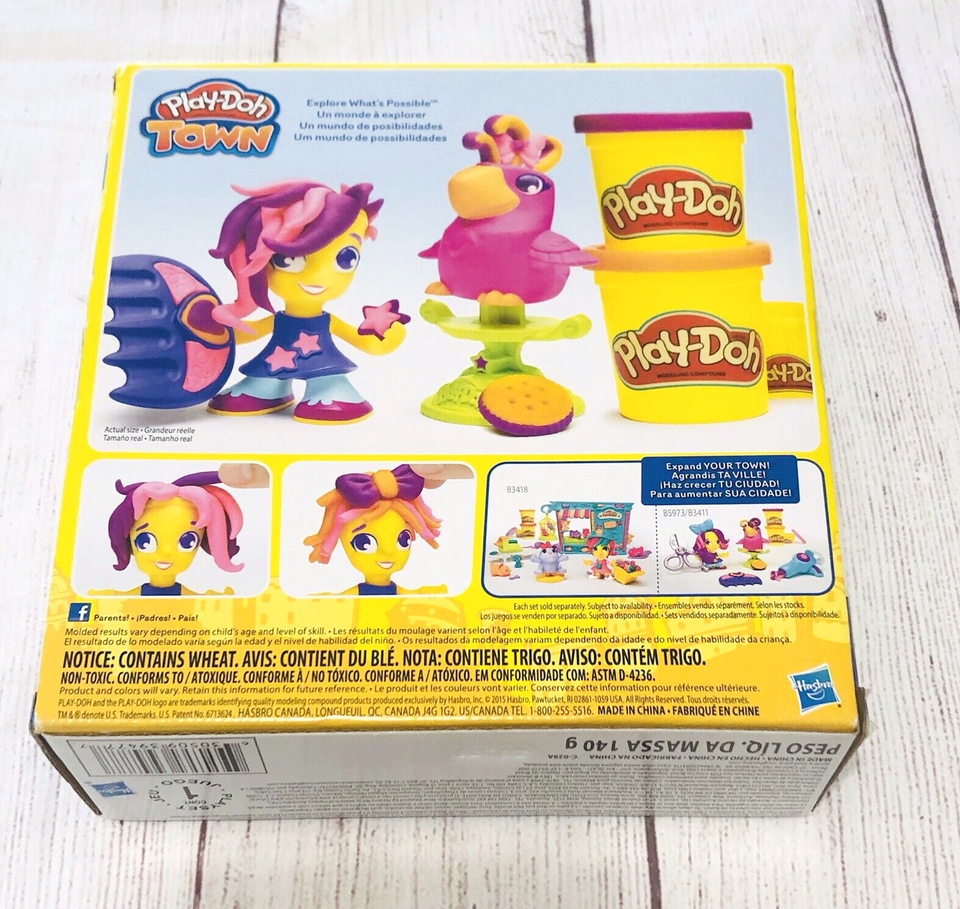 Play-Doh Town Hair Cuts Stylist Hairdresser Pretend Crafts Hasbro Play ...