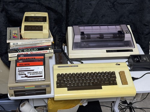 Vintage Commodore VIC-20 Computer w/ Printer, Disk, Modem, Cassette ...