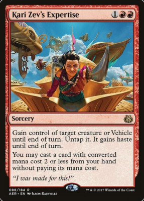 Kari Zev's Expertise / Expertise de Kari Zev ENGLISH EX Aether Revolt ...