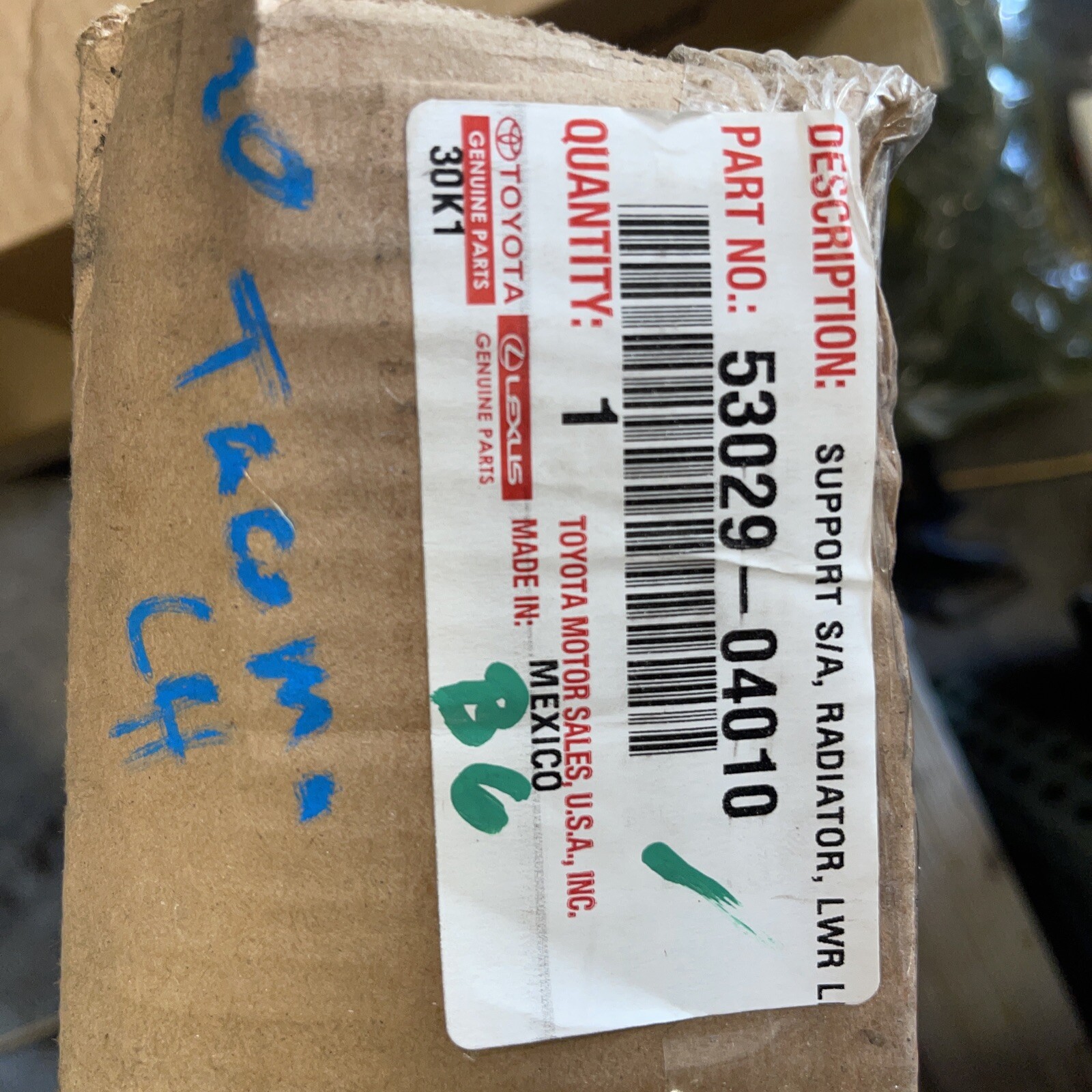 Genuine OEM Toyota Tacoma 53029-04010 Driver LH Radiator Support Panel ...