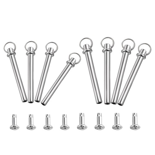 8 Sets Hand Fan Kit Fasteners Work Miss Stainless Steel Shaft Rivet | eBay