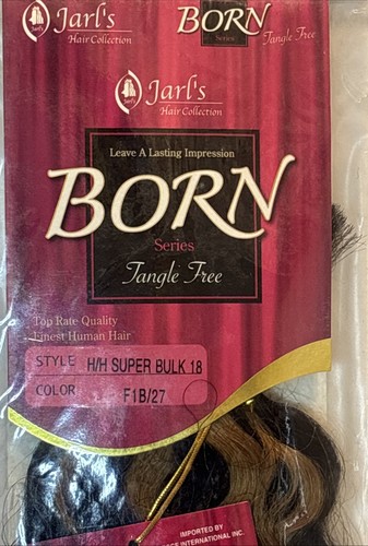 Jarl’s Hair Collection Finest HUMAN HAIR_SUPER BULK 18" F1B/27 Born Series | eBay