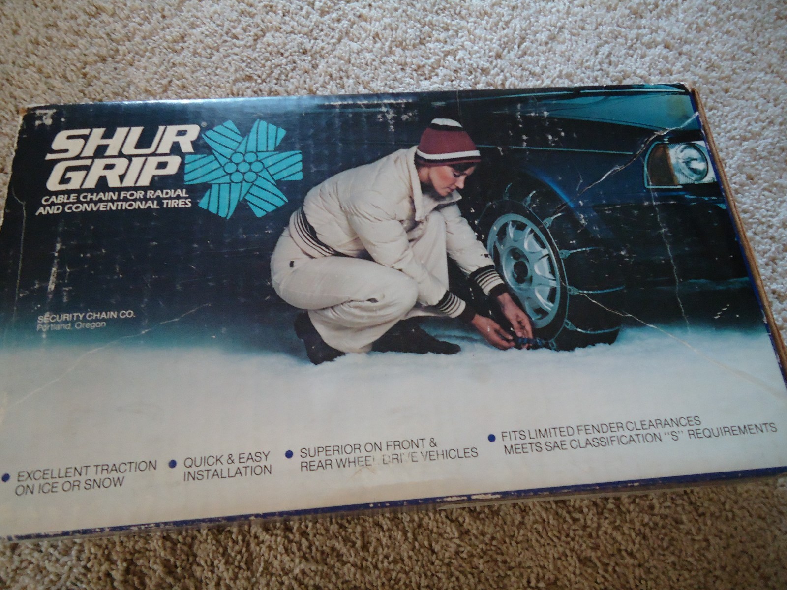 Shur Grip Shurgrip Cable Tire Chains for Radial and Conventional Tires ...