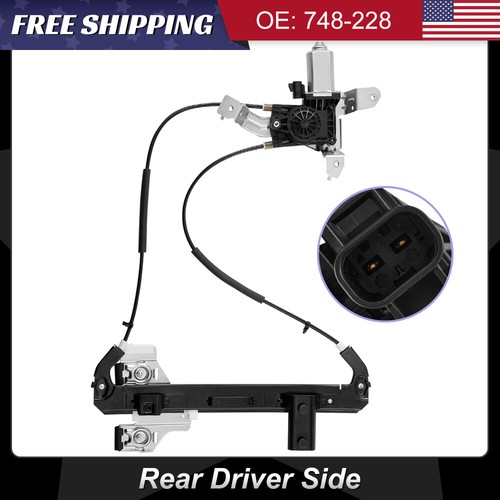 Rear Left Power Window Regulator with Motor For 2000-2006 GMC Yukon ...