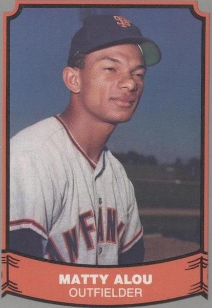 1988 Pacific Baseball Legends - #37 Matty Alou, Matty Alou for sale ...