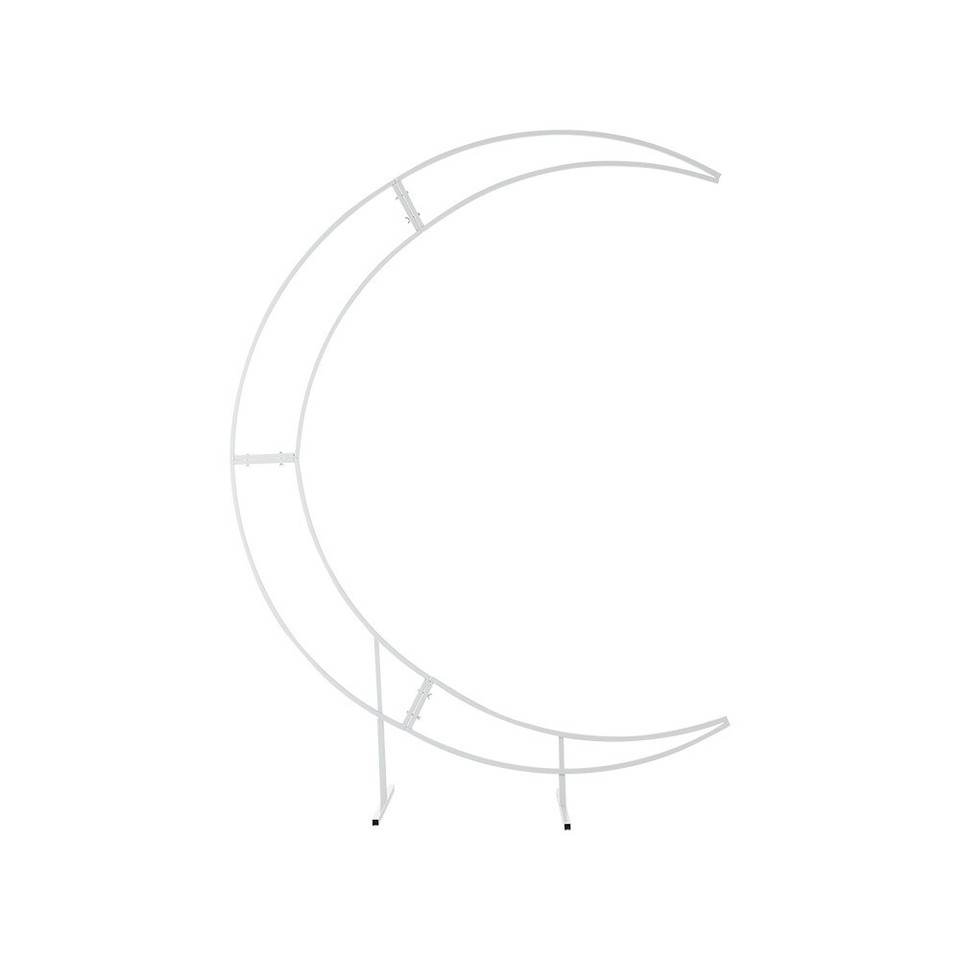 Large Half Moon Wedding Arch Metal Frame Backdrop Stand Party Props ...