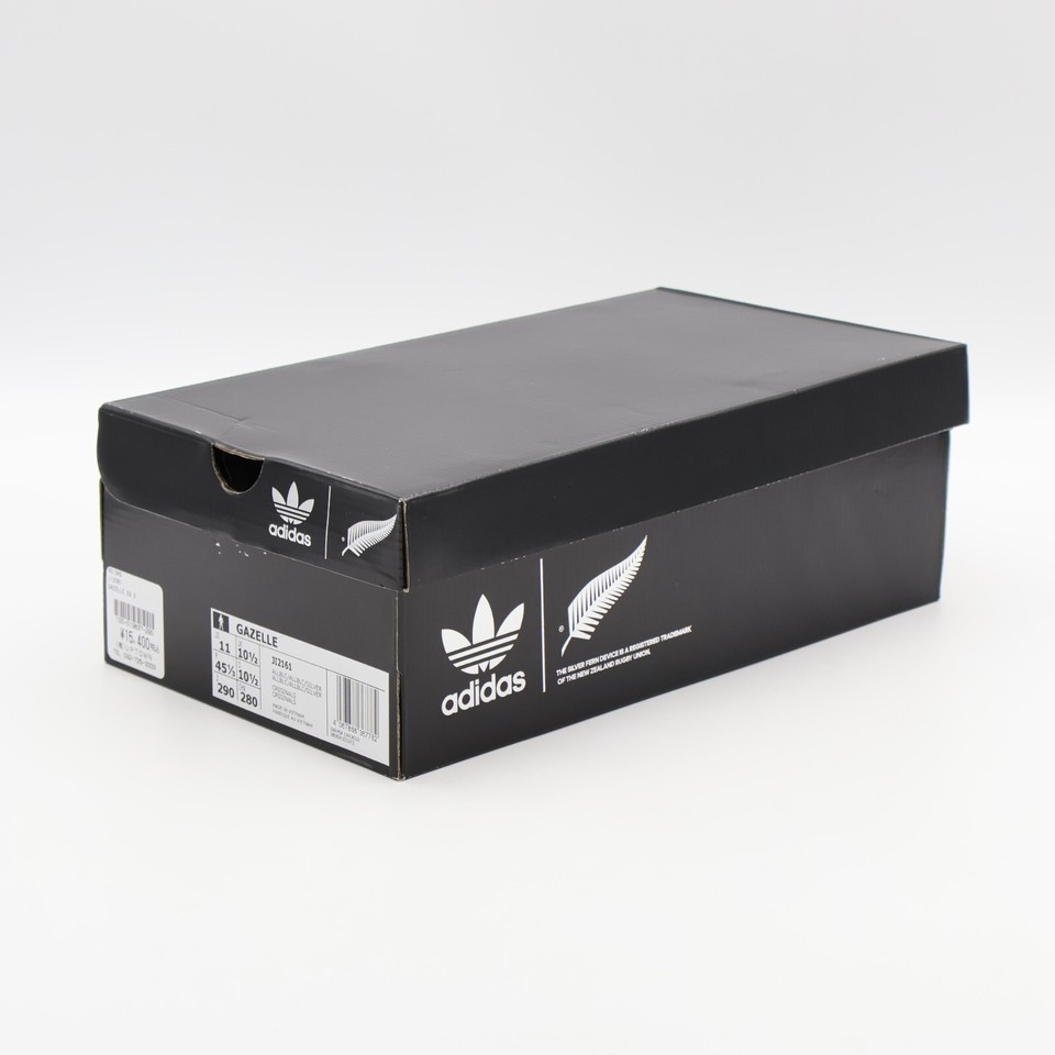 JI2161 adidas Originals Gazelle All Black Silver Metallic (Men's) | eBay