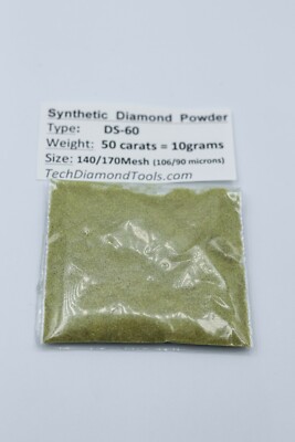 Lapidary Grinding Diamond Powder 325 to 50 Grit Mesh Weight 50 Carats ...