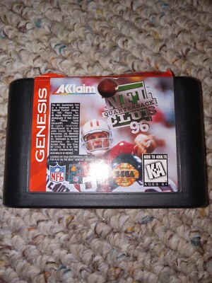 NFL Quarterback Club 96 Sega Genesis Cart Only AD Tested - (See Pics ...