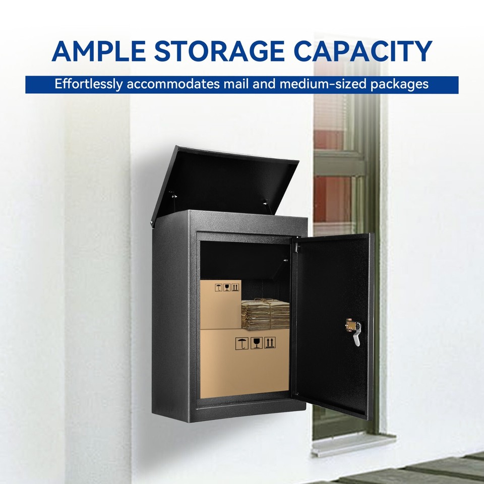 19.7x13.4x8.7'' Large Package Letter Delivery Boxes Coded Lock Office ...