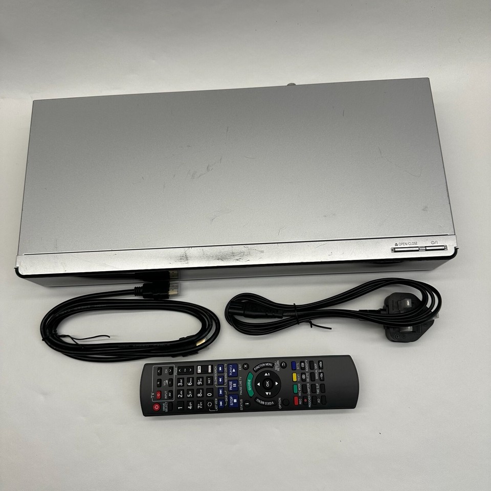 Panasonic DMR-PWT655 1TB Recorder Blu-Ray DVD Freeview HD 4K Upscale ...