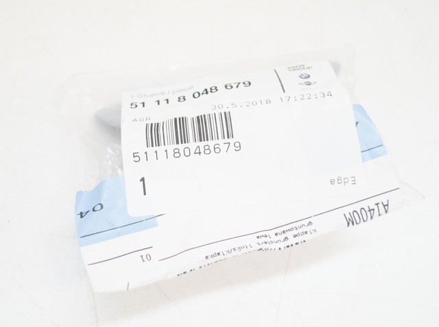 BMW 5 F10 M Sport Front Bumper Headlight Nozzle Cover 51118048679 ...