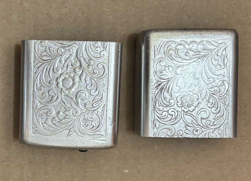 Vintage estate Lot Of 3 Lighters And An Engraved Cigarette Case | eBay