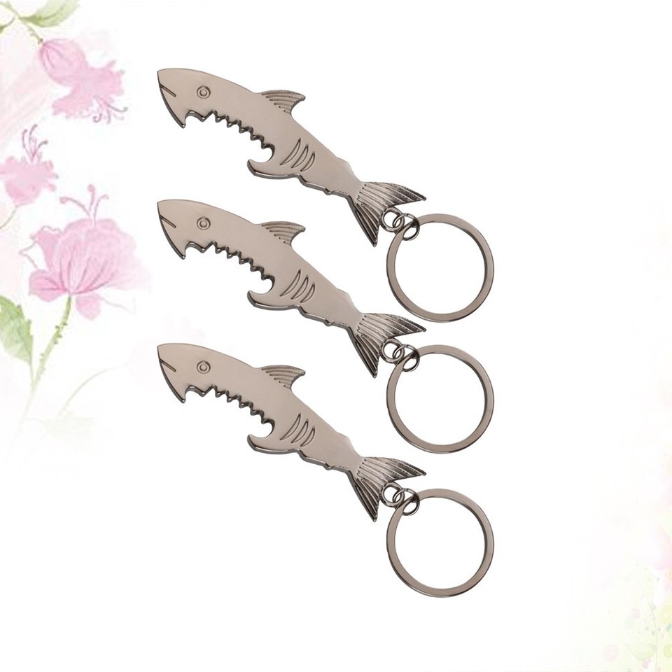 9 PCS Shark Shape Bottle Opener Creative Glossy Portable Handheld ...
