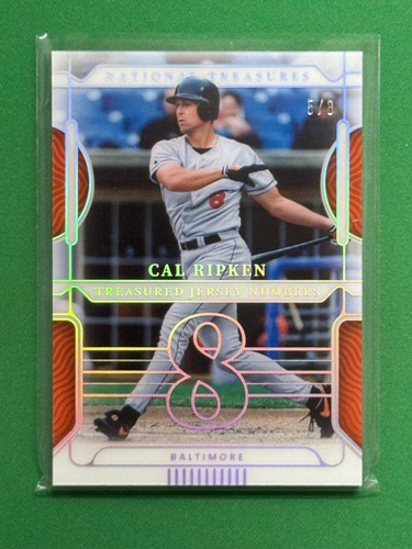 2022 Panini National Treasures Cal Ripken #TJN-21 Treasured Jersey ...