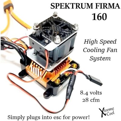 RCP Xtreme Cool Spektrum Firma 160 esc High Speed Cooling Fan System up ...