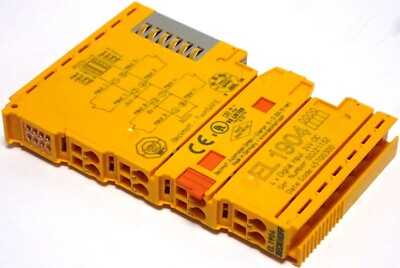 BECKHOFF EL1904 TwinSAFE EtherCAT TERMINAL 4-CHANNEL DIGITAL INPUT ...