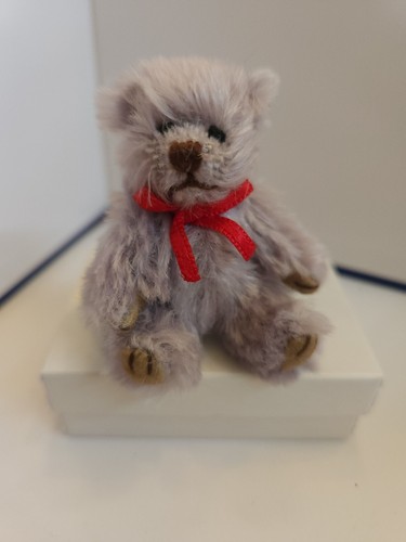 Gund Miniature Mohair Bear THEO NWT 3" LAVENDER | eBay