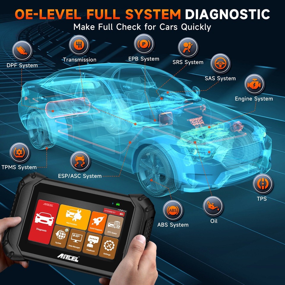 Ram / Dodge Full-Service Kit Diagnostic Machine OBDII OBD2 Scan Tablet ...