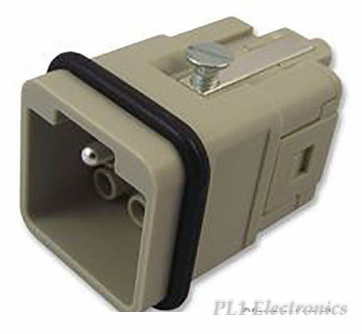 09120073001 Connector Rectangular Male Han Q Pin 8 7 PE Size 3a Crimped ...