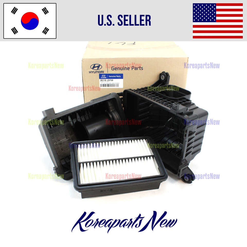 2.0L Engine Air Cleaner Intake-Filter Box 28110J3750 Hyundai Veloster ...