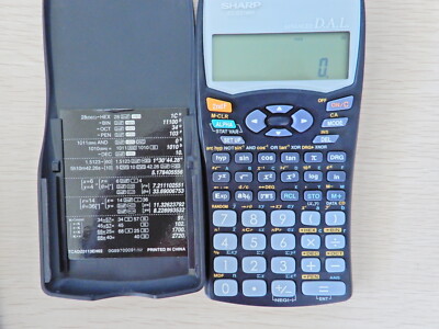 SHARP EL-531WH ADVANCED D.A.L CALCULATOR | eBay Australia