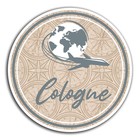 2 x 10cm Cologne Germany Vinyl Stickers - Travel Sticker Laptop Luggage ...