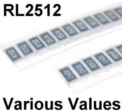 RL2512 YAGEO Low OHMIC Chip RESISTORS Current Sense SMD Various Values ...
