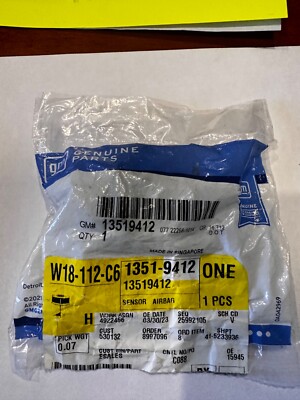 Genuine GM Side Impact Sens 13519412 | eBay