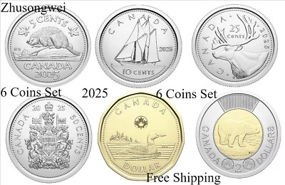 2025 Canada King Charles III First Strike Set of 6 Coins - Free ...