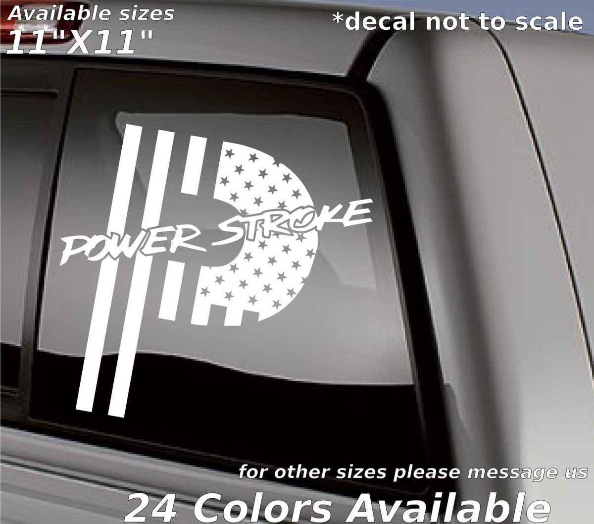 Powerstroke Window Stickers