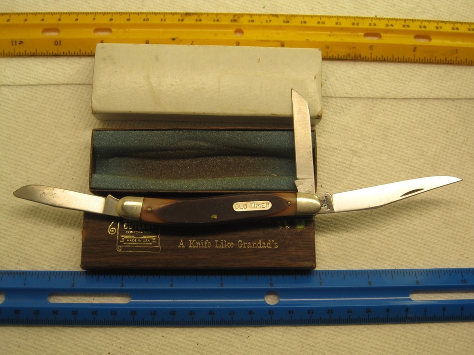 Lot A,vintage knife,Schrade Old Timer,Model 610T,with original box ...